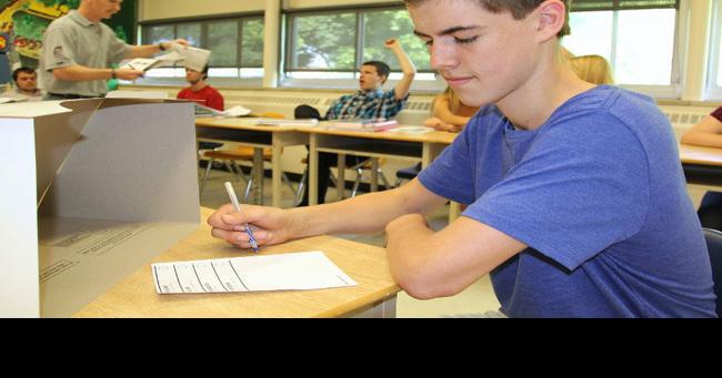 Local students learn value of voting