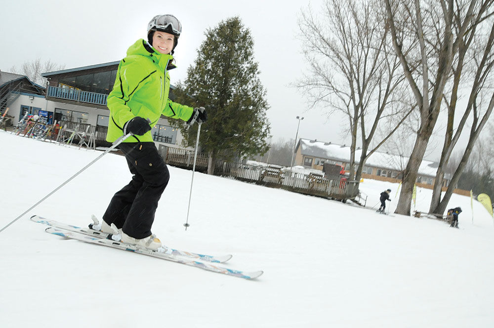 Hitting the slopes at Snow Valley in Barrie