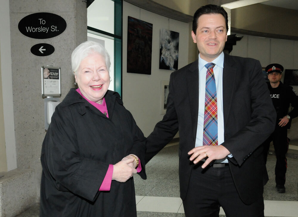 Ontario Lt. Gov. Elizabeth Dowdeswell in Barrie today