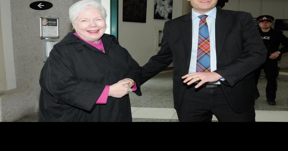Ontario Lt. Gov. Elizabeth Dowdeswell in Barrie today