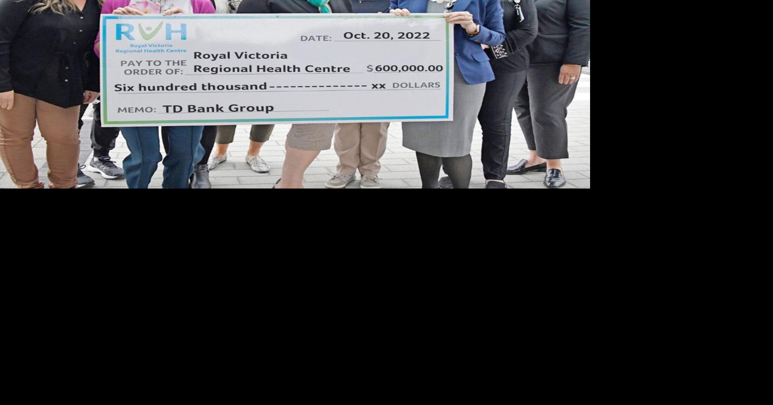 Barrie’s RVH gets $600,000 from TD for eating disorder program