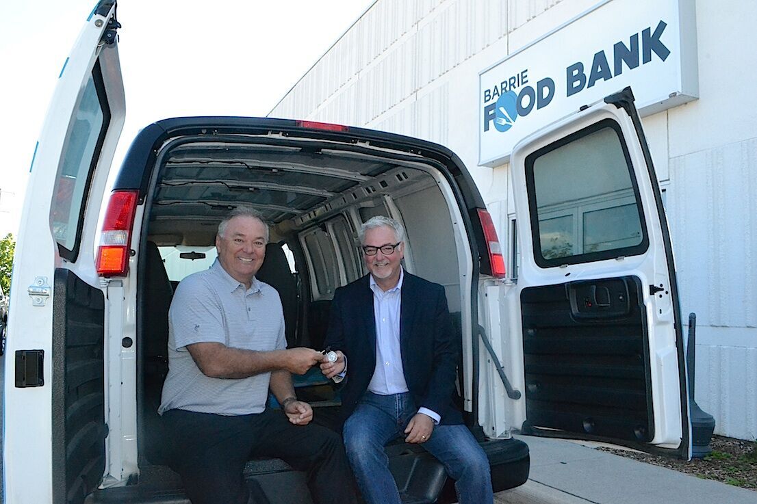 New van to help Barrie Food Bank with pickups