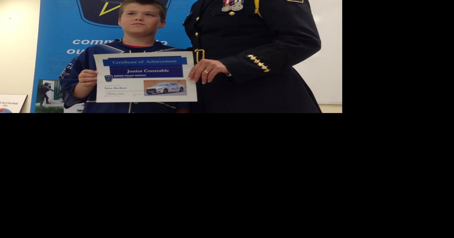 Barrie Police host first junior constable camp