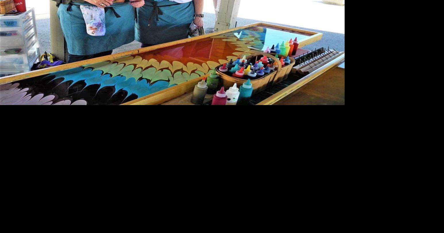 Water marbling to be featured at Midland craft show