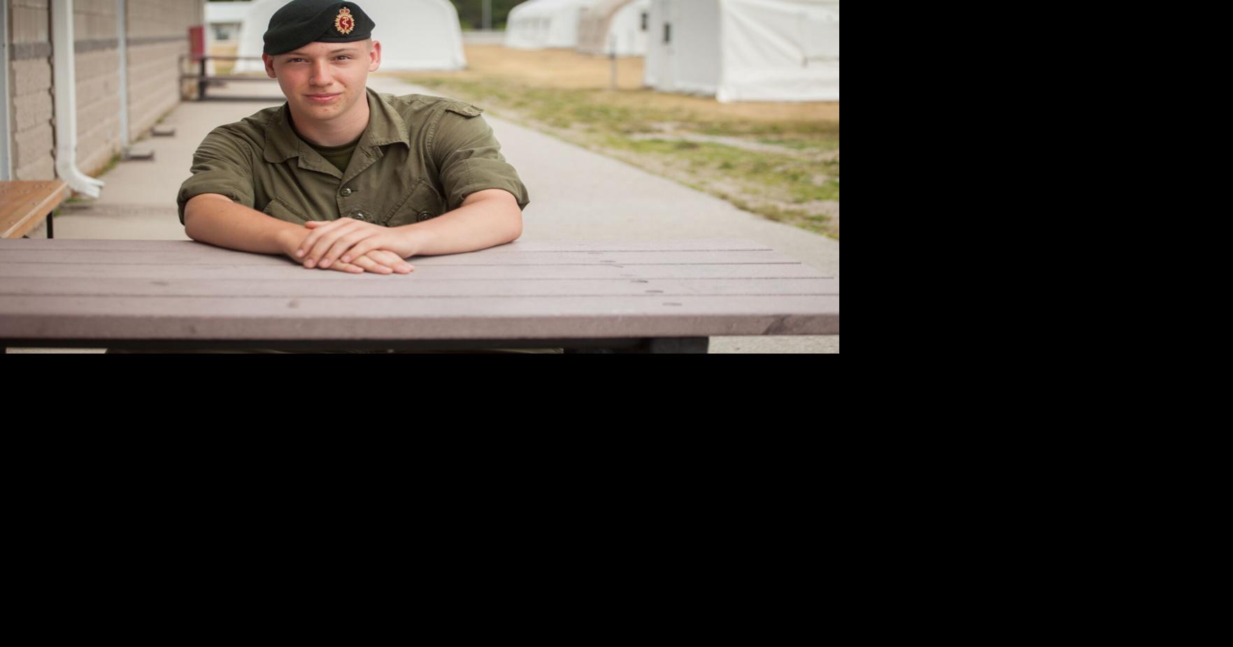 Alliston cadets working at Blackdown Cadet Training Centre