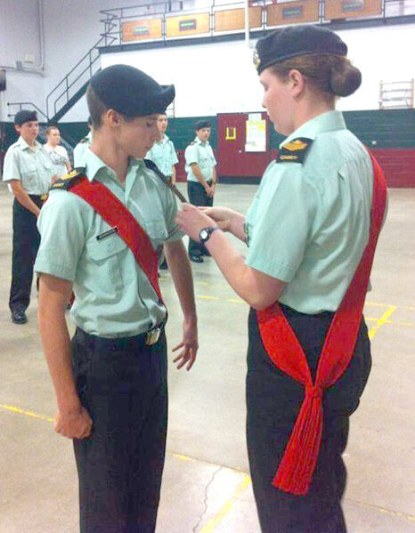 Grey and Simcoe Foresters cadets promoted