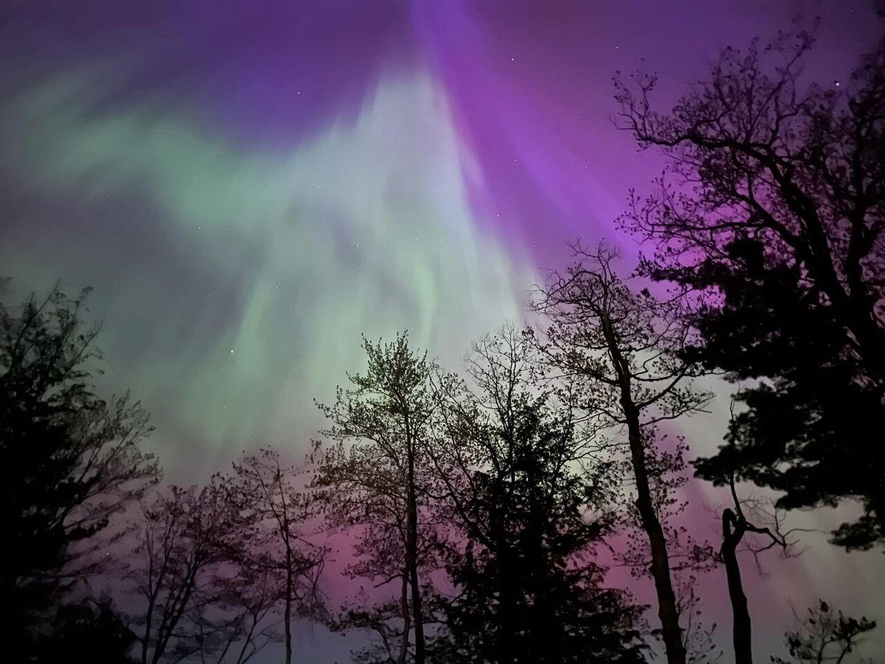 Northern lights put on a stunning show in Simcoe-Muskoka