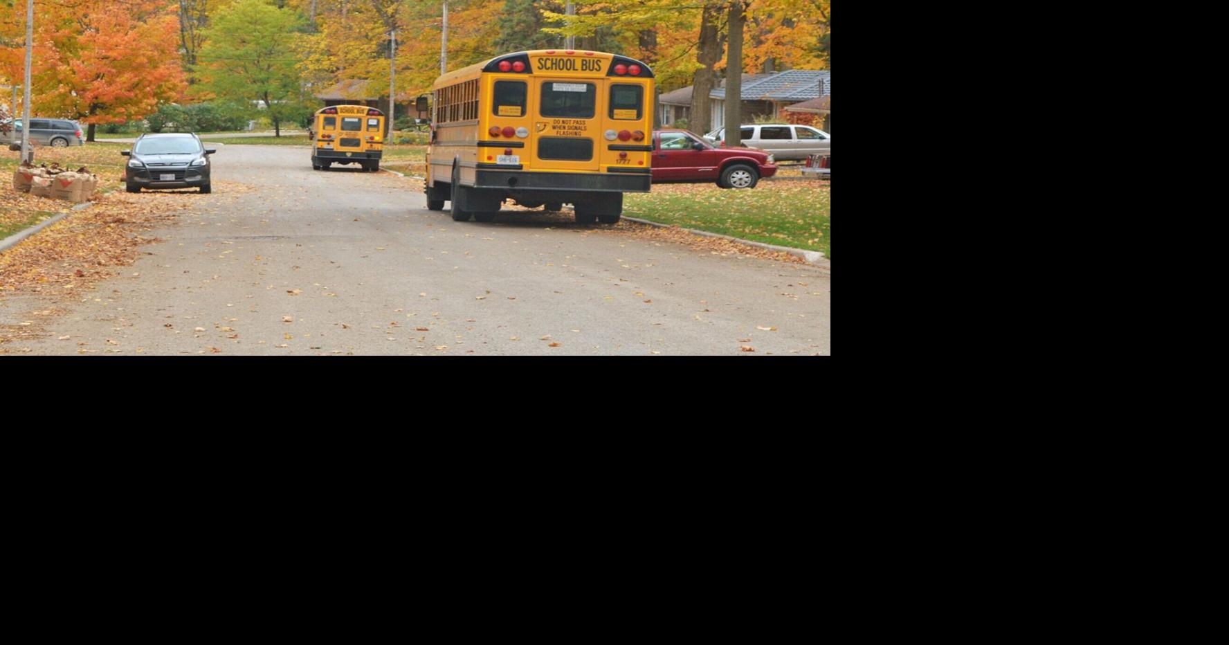 Residents upset over GBDSS using Ingram Crescent as school bus staging area