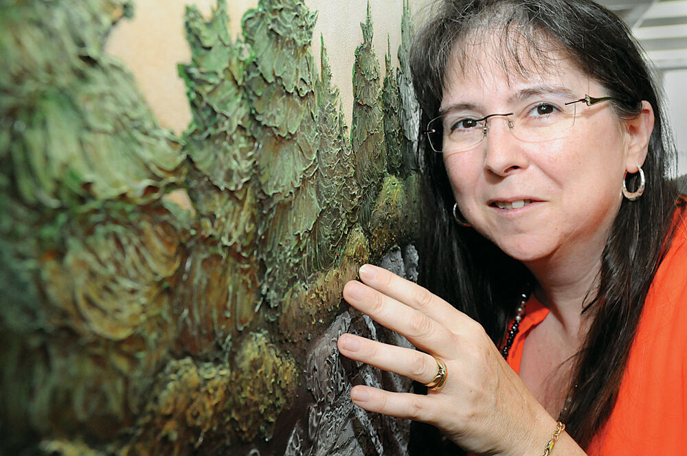 Barrie painter creates art for the blind