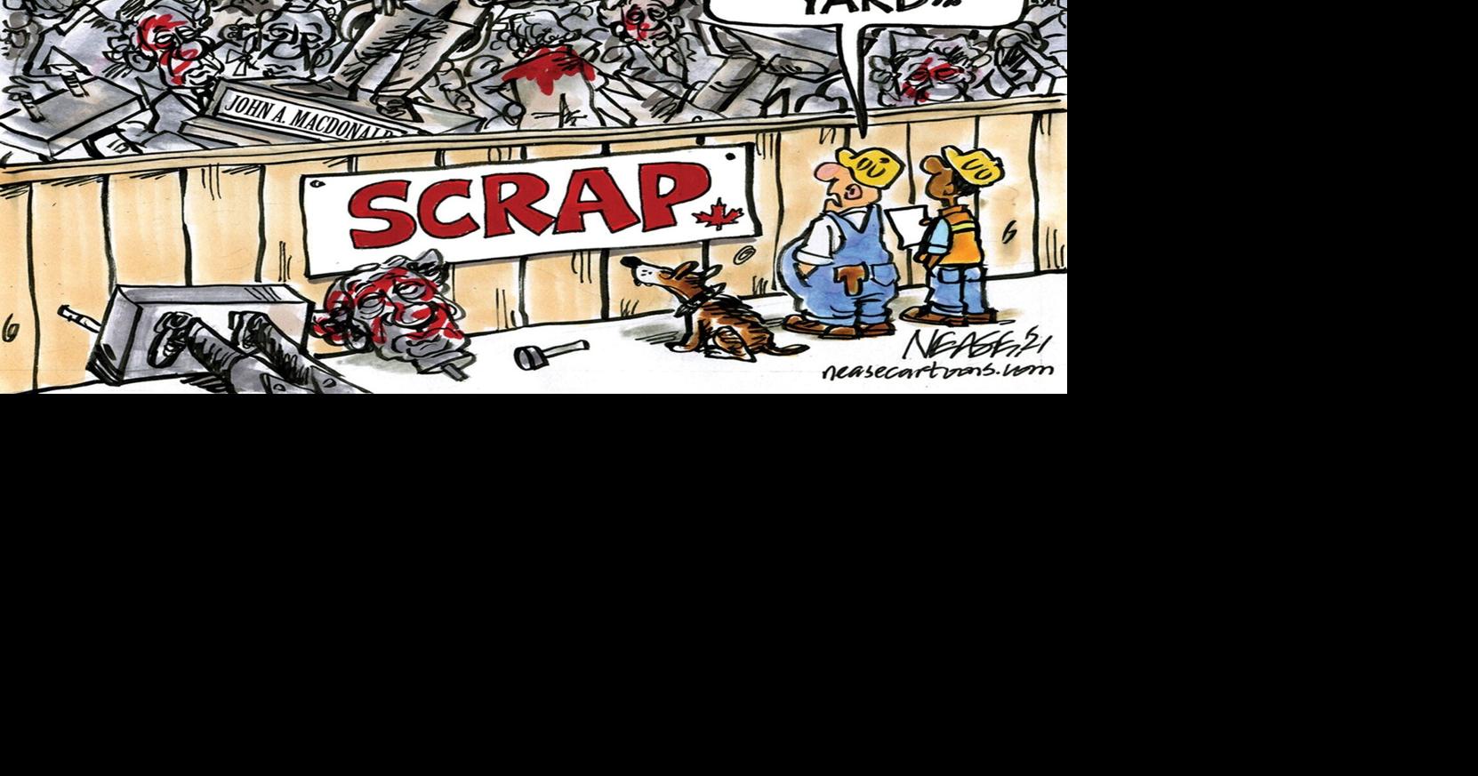 Cartoon: Scrap yard