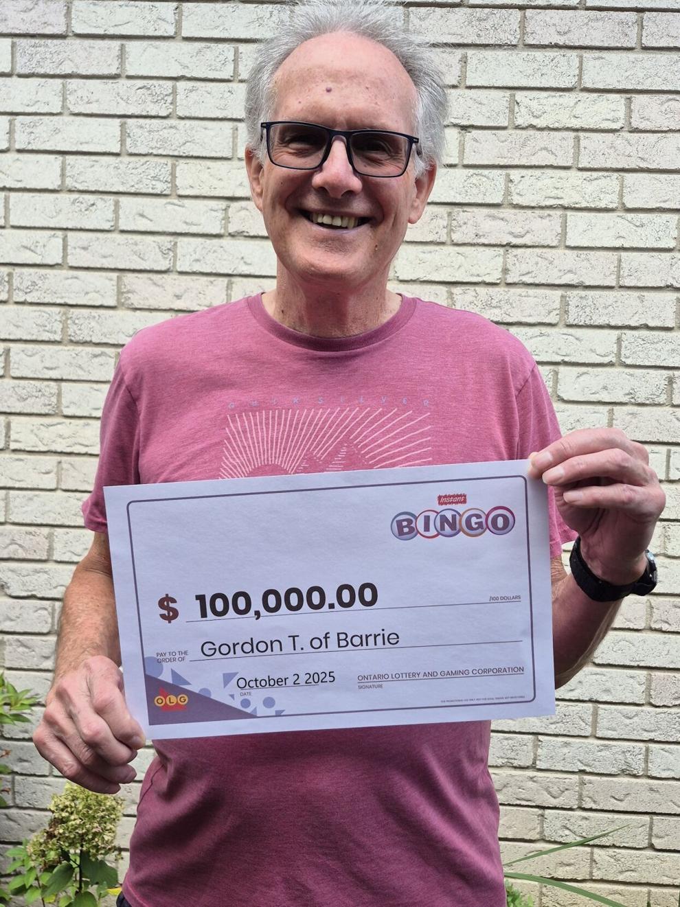 Barrie lottery winner got his ticket in Courtice