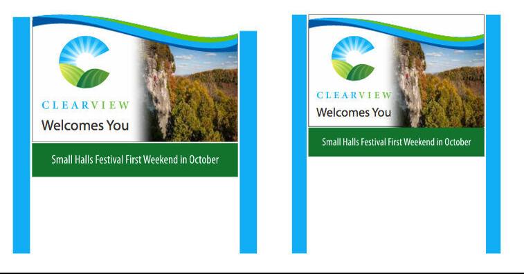 Clearview council approves new entrance sign look