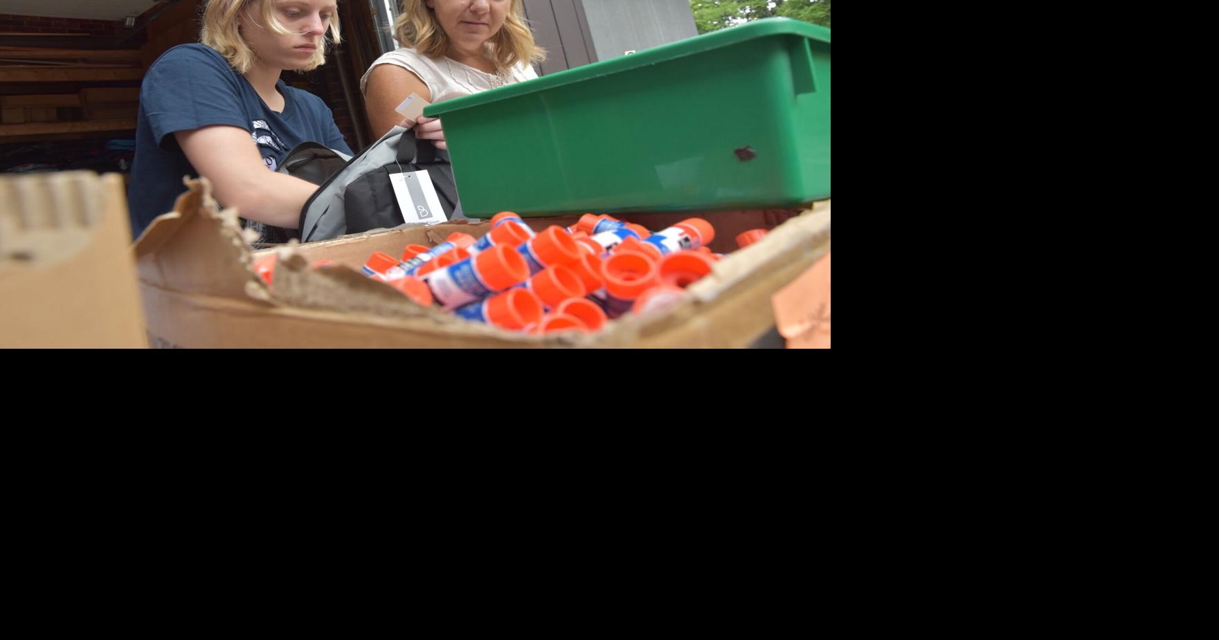 Stuff the Bus driving Barrie, Simcoe County backpack donations