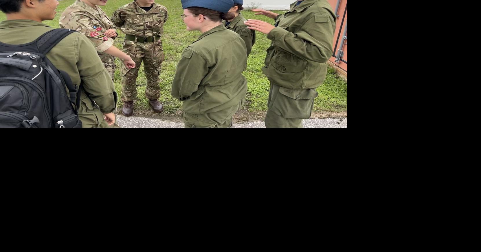 Canadian, American and United Kingdom cadets taking summer training ...