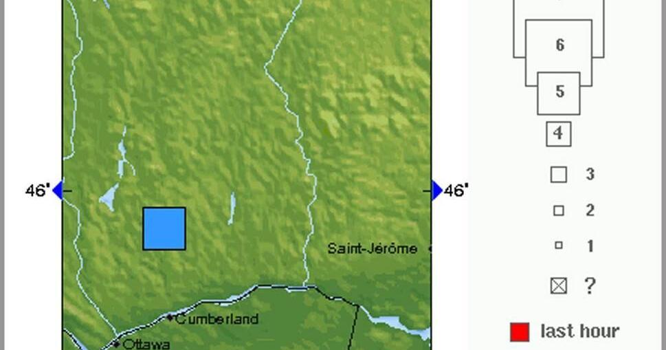 Earthquake rocks area