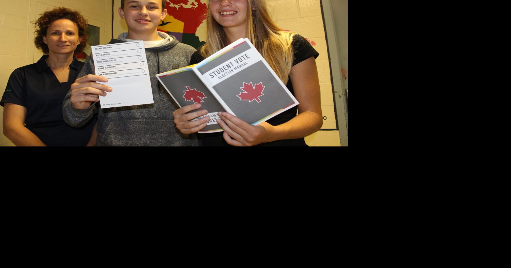 Stayner high school students ready to cast their ballots