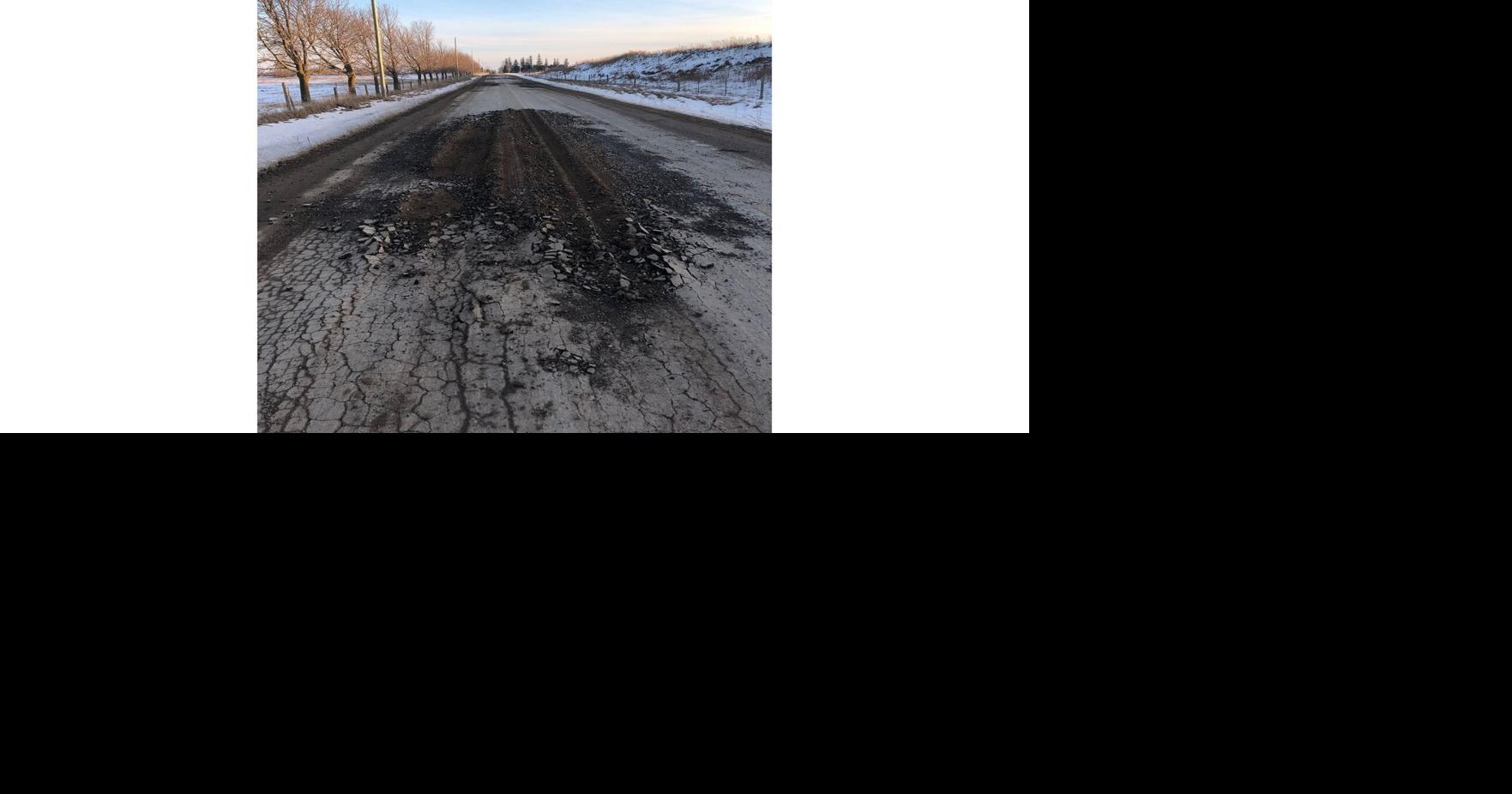 Section of ‘shredded’ road in Essa faces lengthy closure