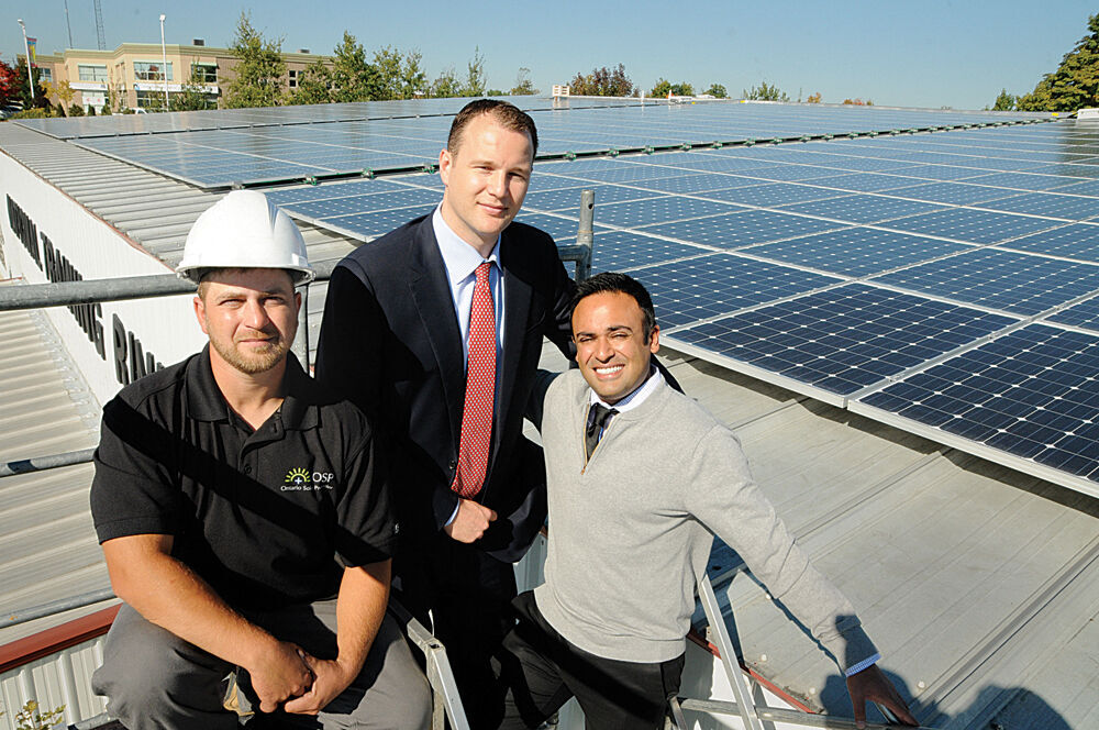 NTR scores with solar panels project in Barrie