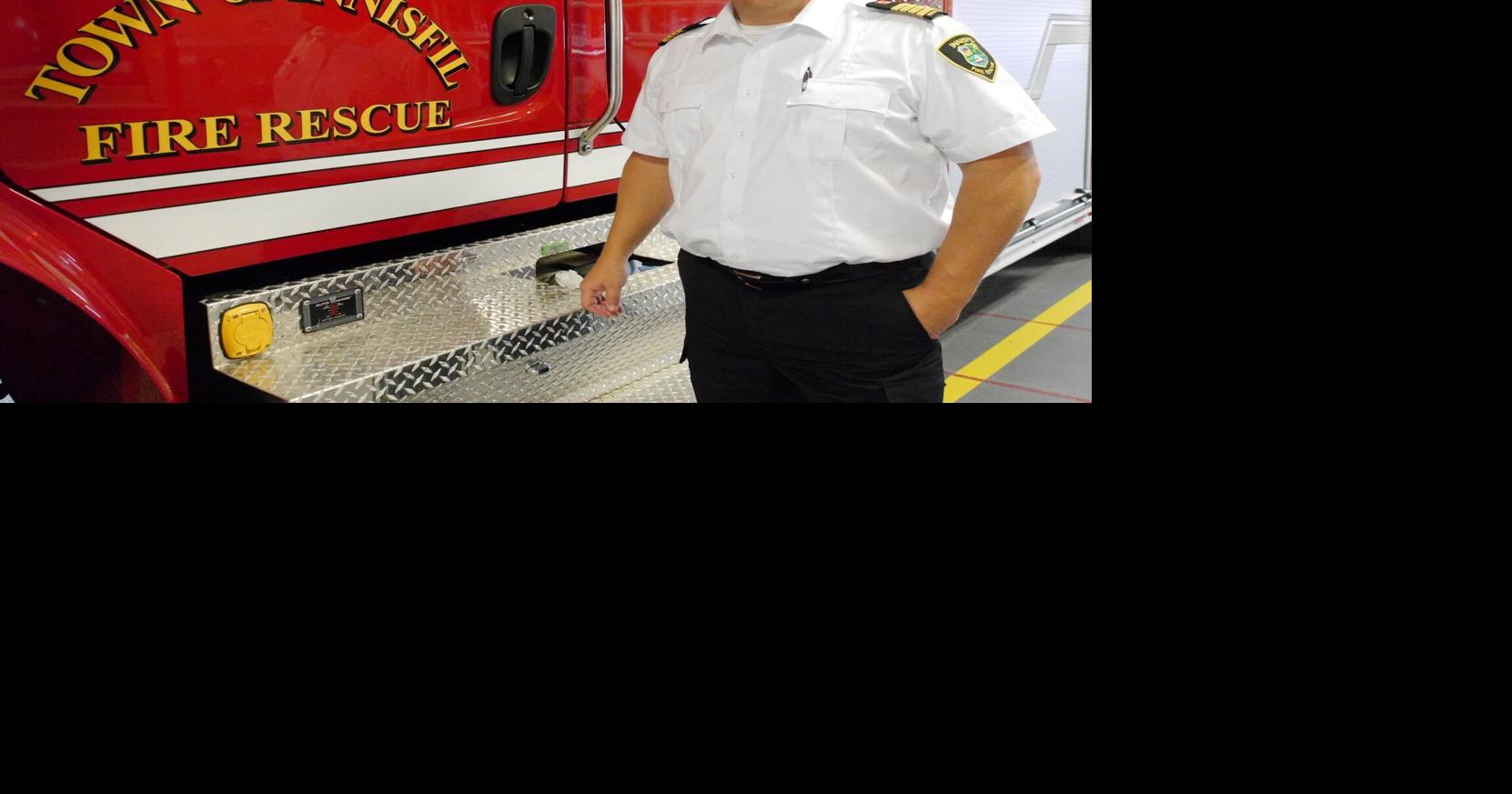 Derek Wilson is the new deputy fire chief for the Town of Innisfil