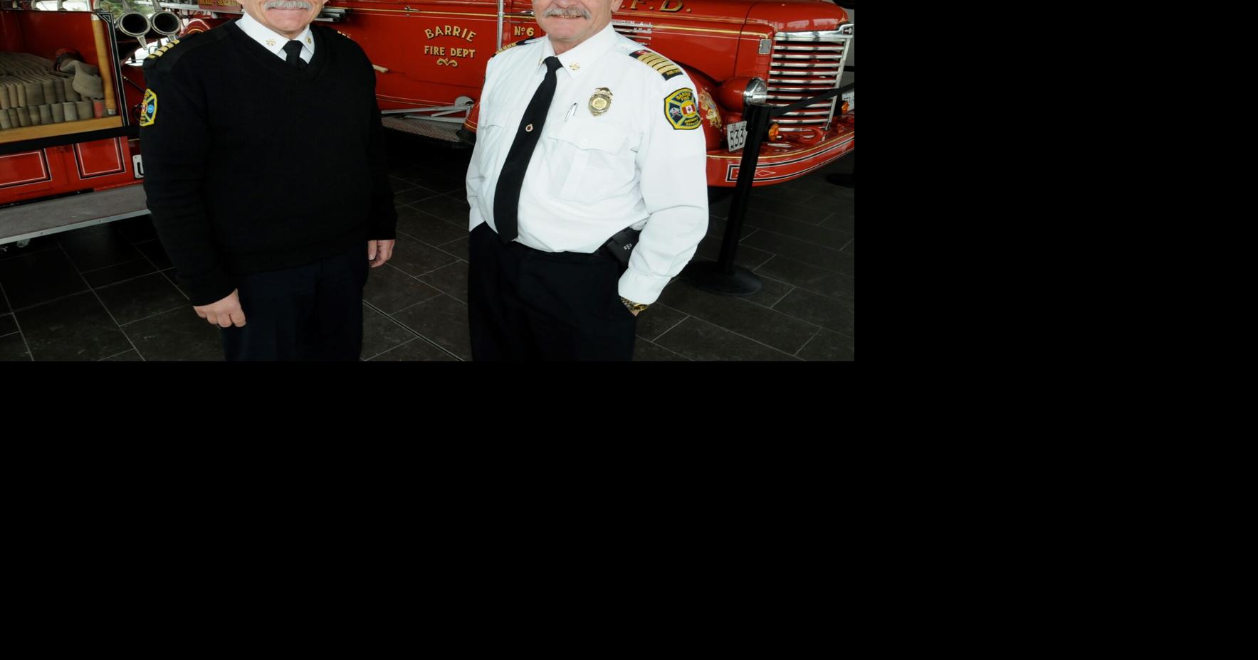 Barrie fire chief, deputy close to retirement