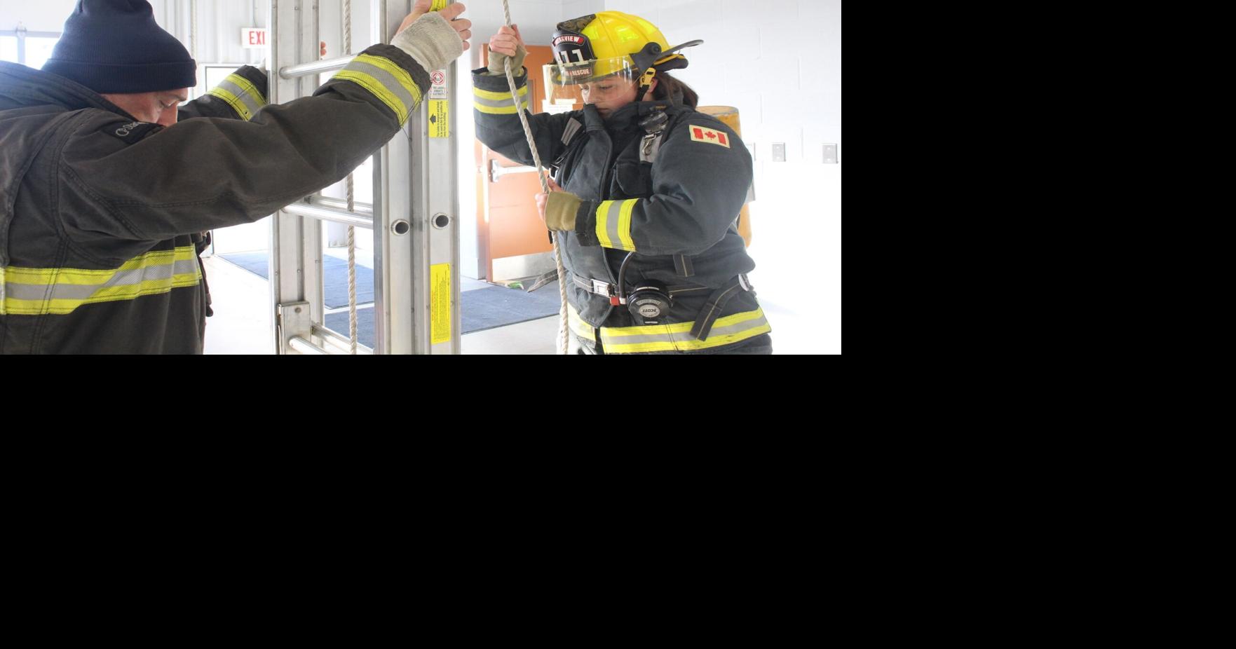 Clearview volunteer firefighter recruits put through paces
