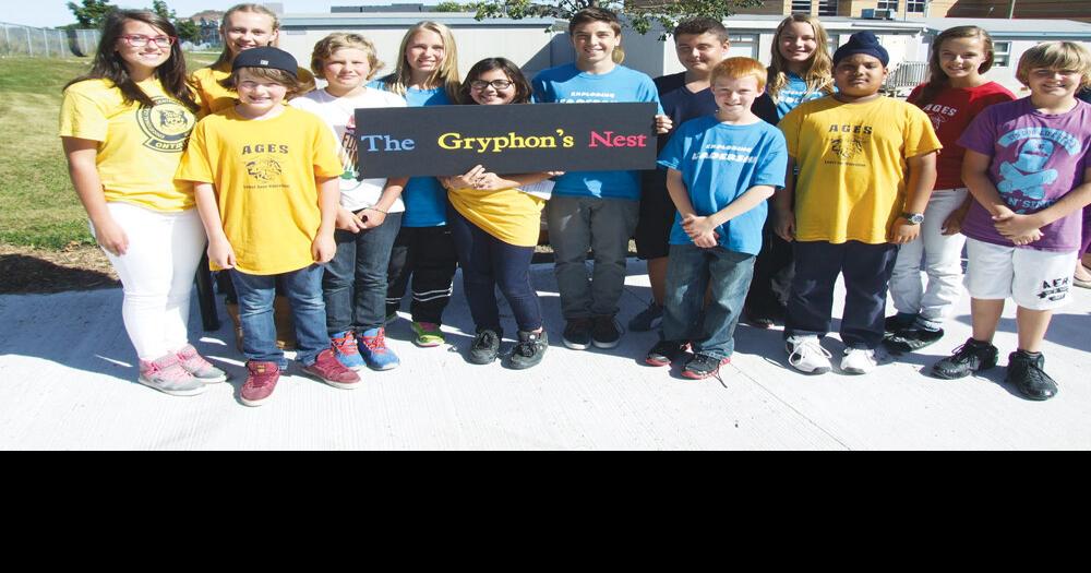 Alcona Glen students celebrate schoolyard additions