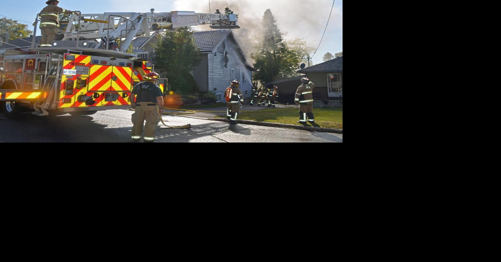 Midland and Penetanguishene firefighters battling blaze at Johnson ...