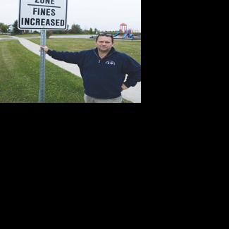 Stroud safety signs go up