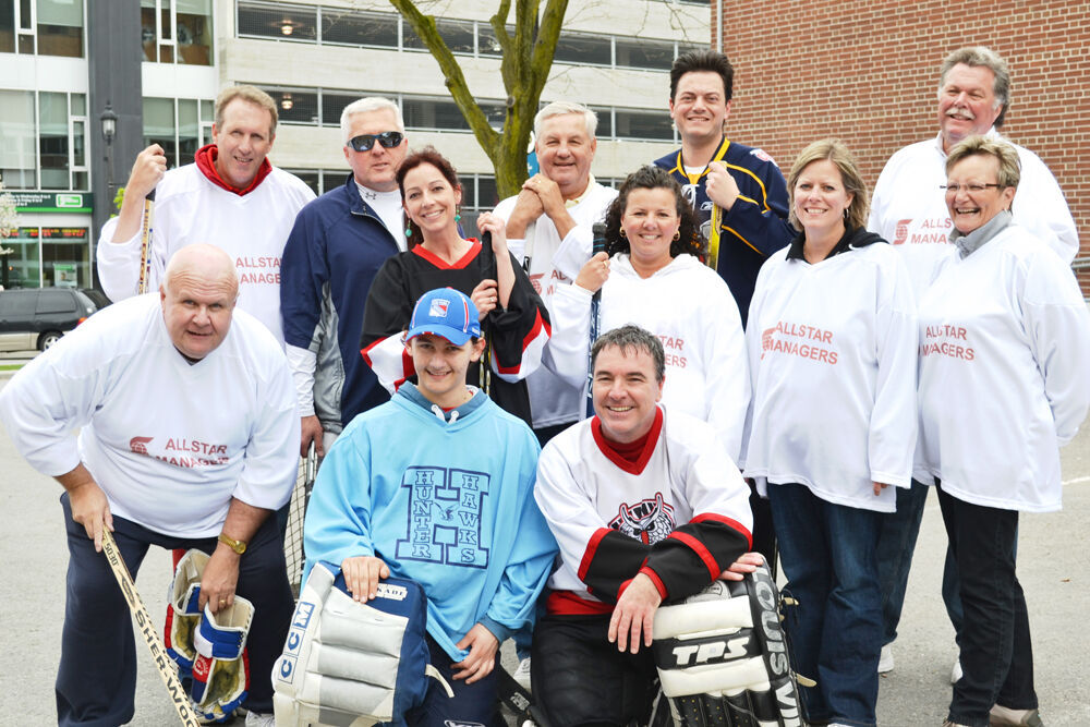 Ball Hockey for local charity