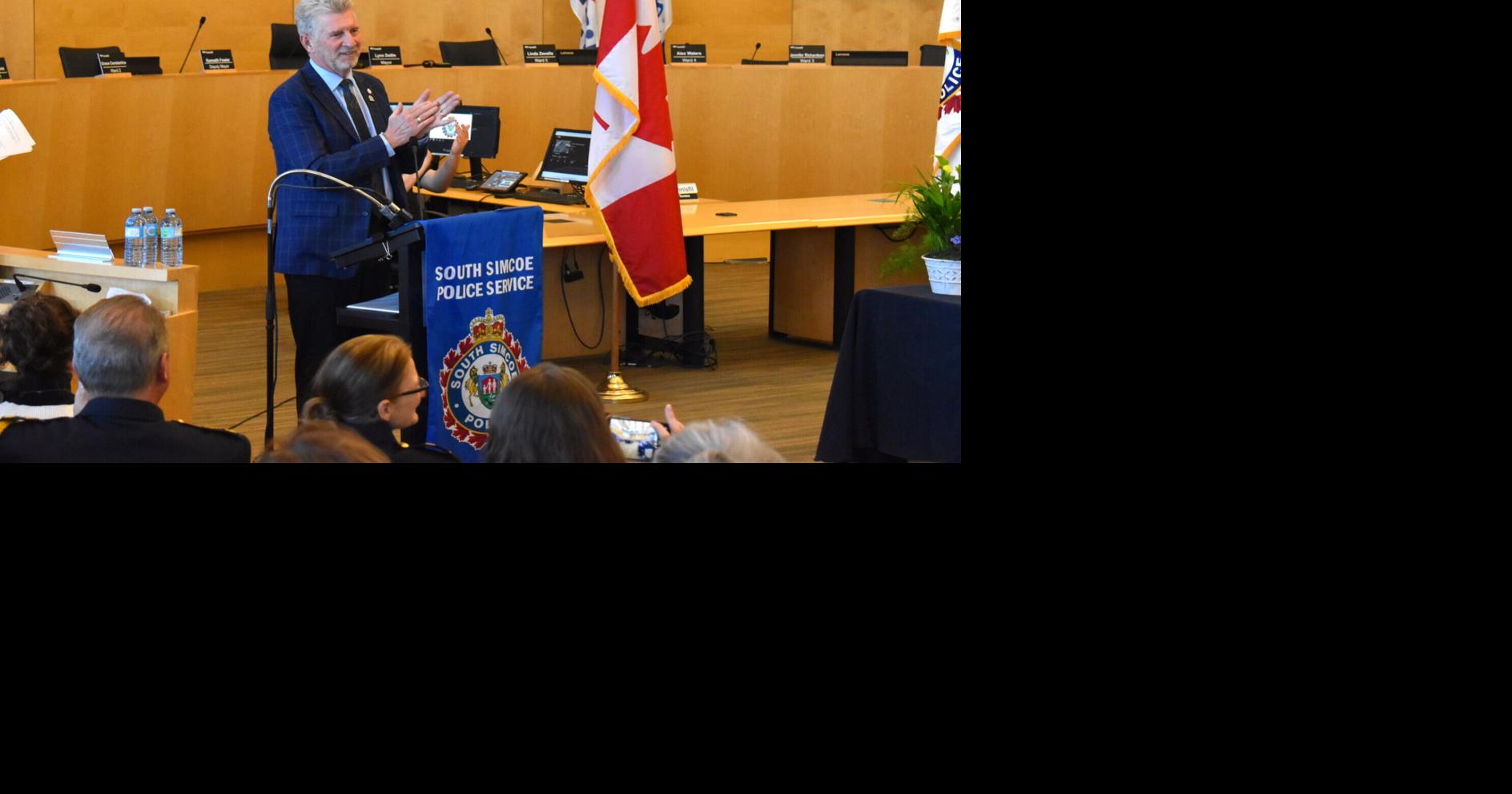 Five things said during swearing in of new police chief