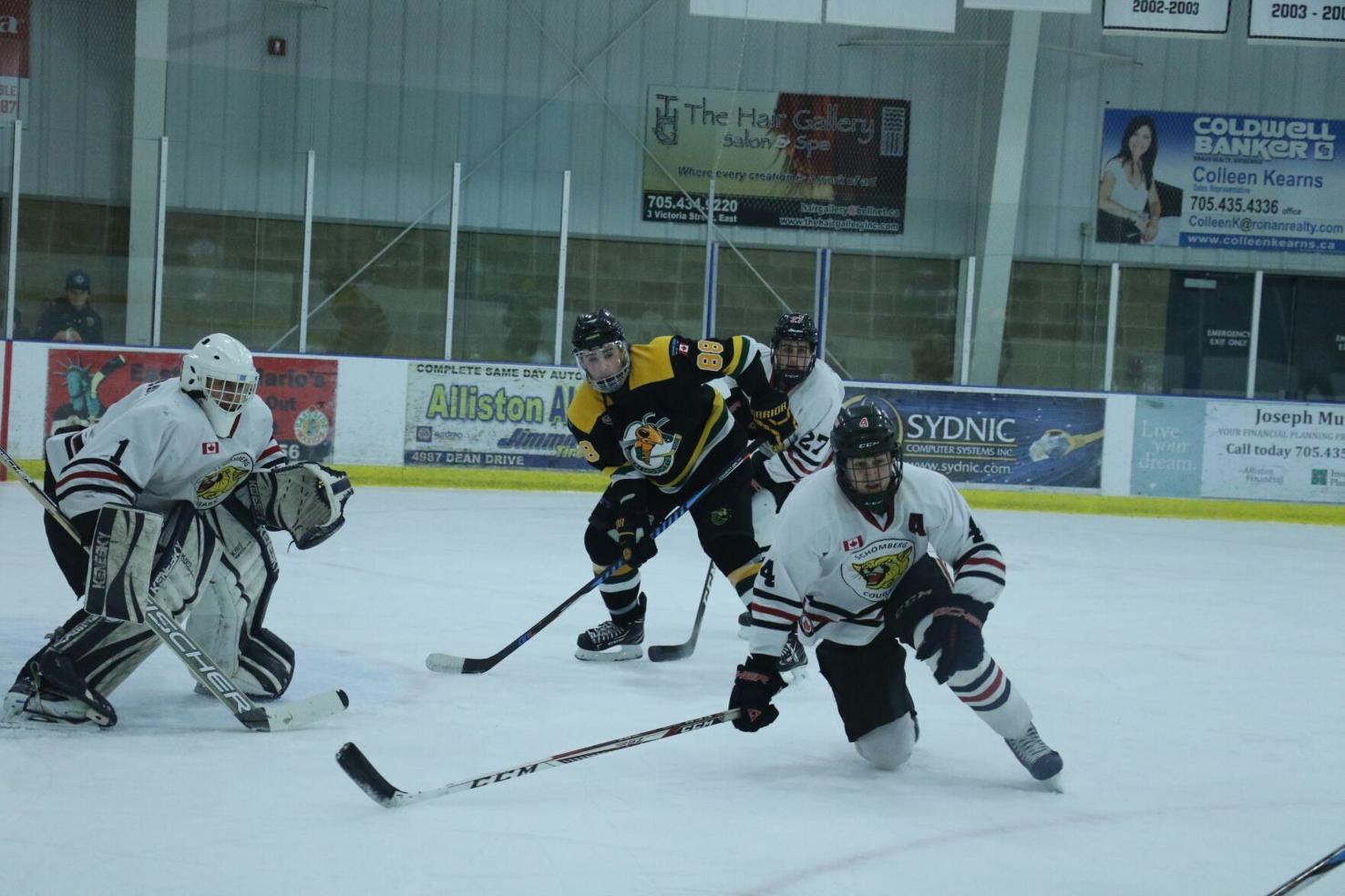 Alliston Hornets take two-game lead in playoff series