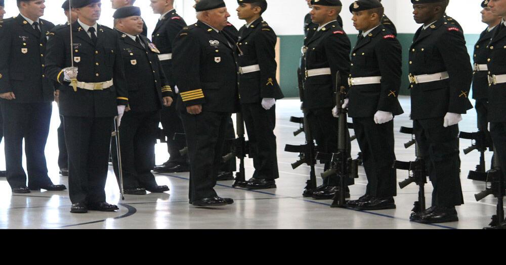 Graduation day at Meaford's military base