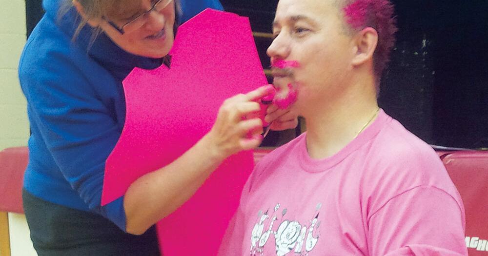 Proudly pink principal