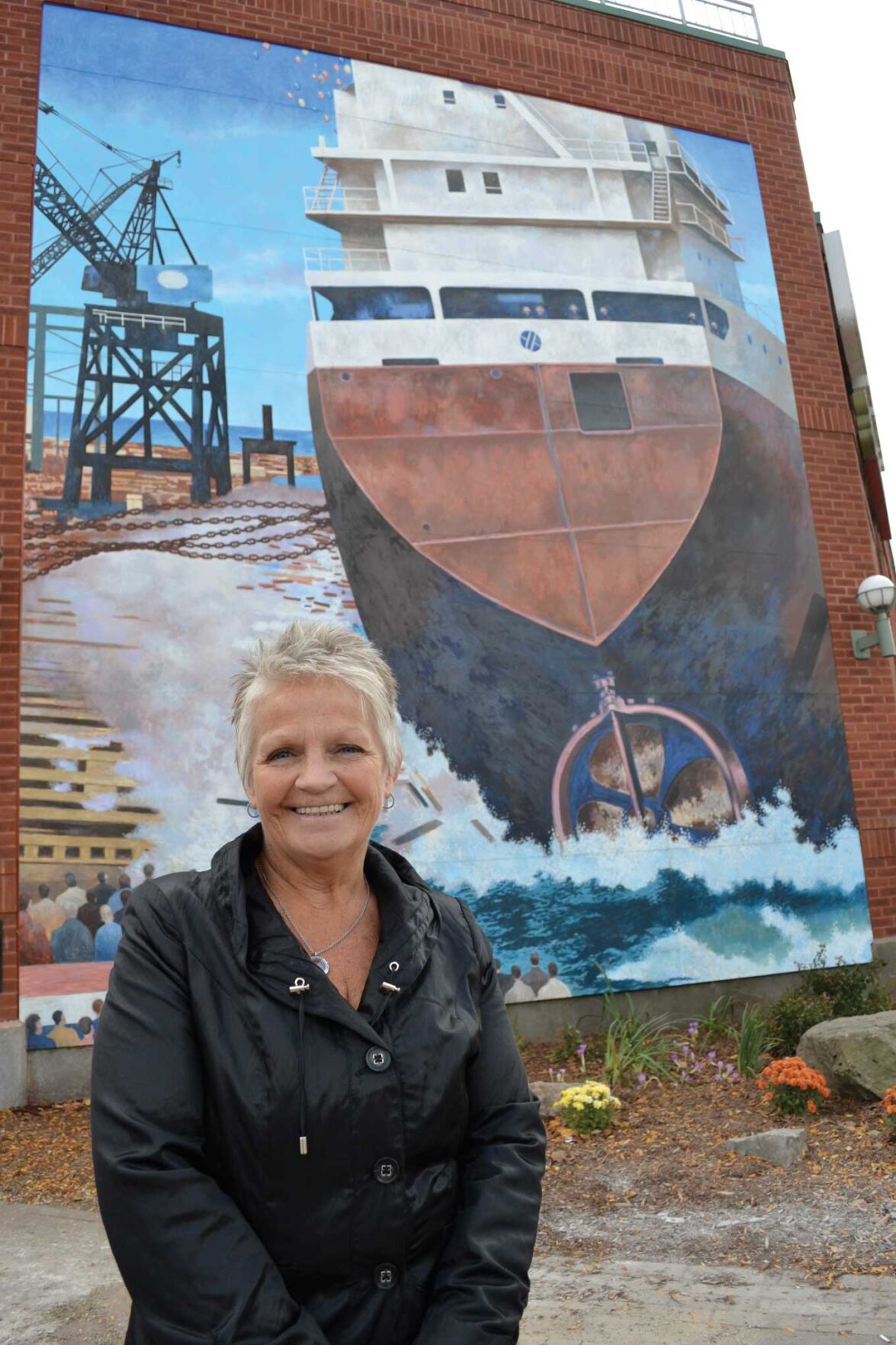 Famous Collingwood mural is back in downtown
