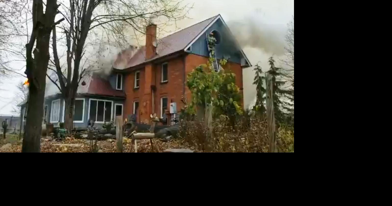 Cause of million-dollar house fire near Beeton unknown