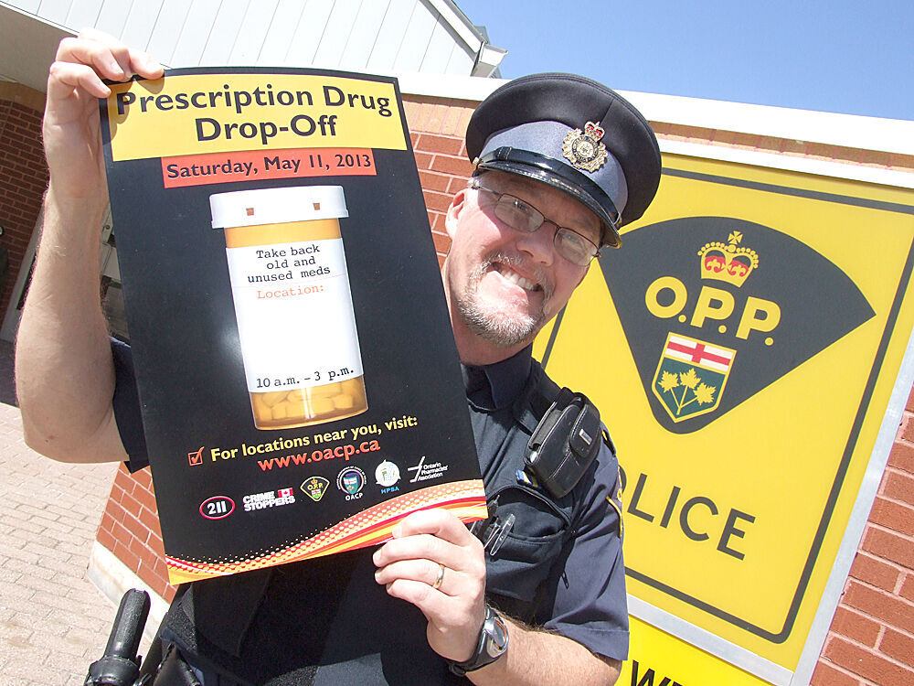 Local cops taking part in drug drop off day