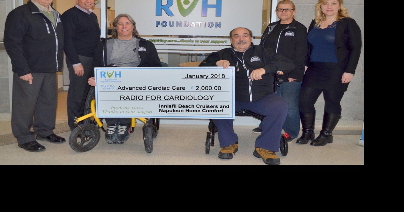 Innisfil Beach Cruisers give to RVH