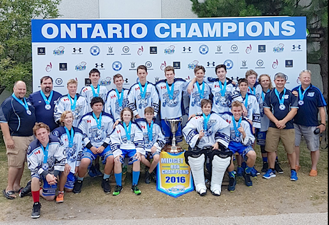 Barrie Bombers Midget team captures provincial gold