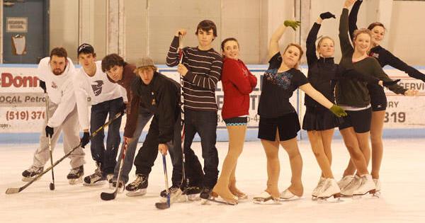 Hockey skates meet toe picks
