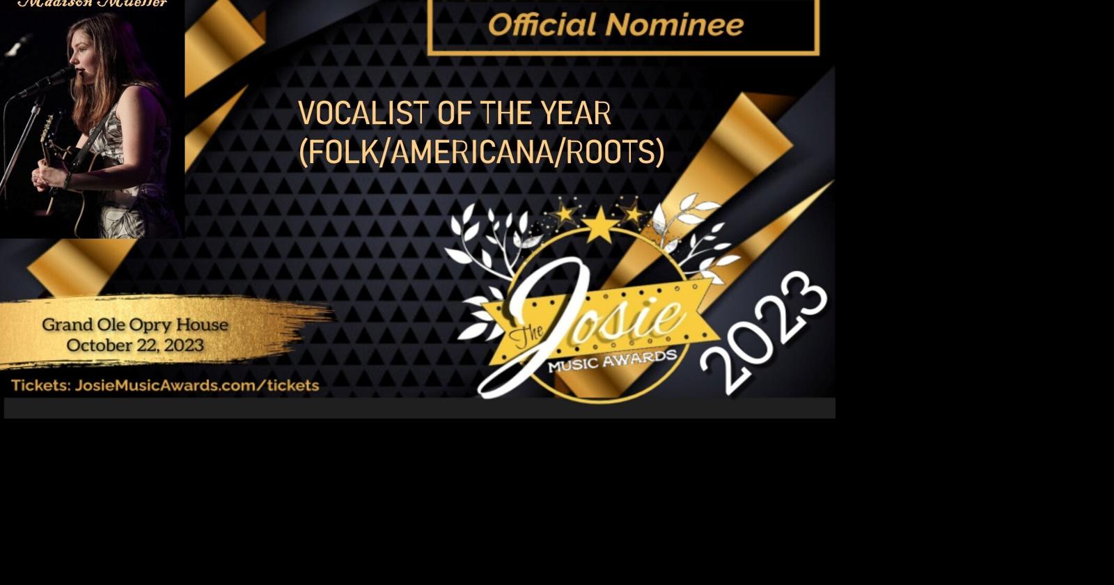 Barrie's Madison Mueller nominated for vocalist of the year at Josie ...