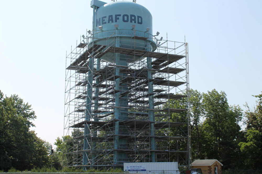 Work on Meaford water tower underway