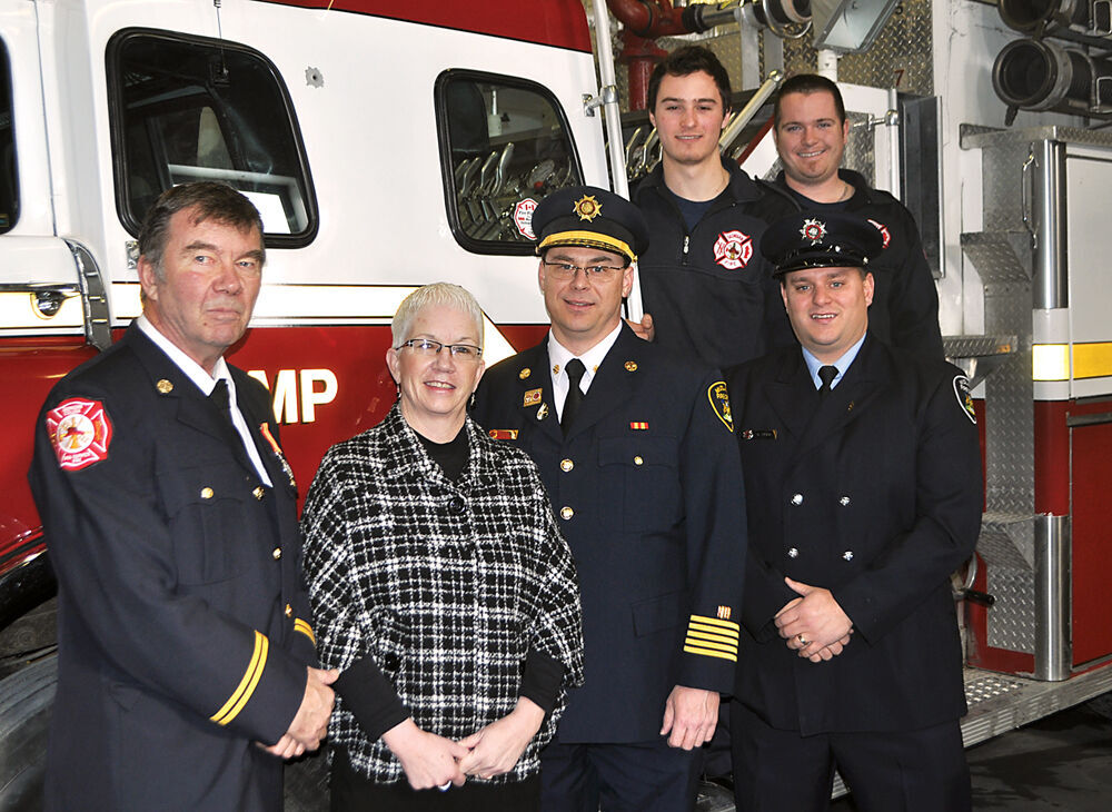 Fire truck donated to college