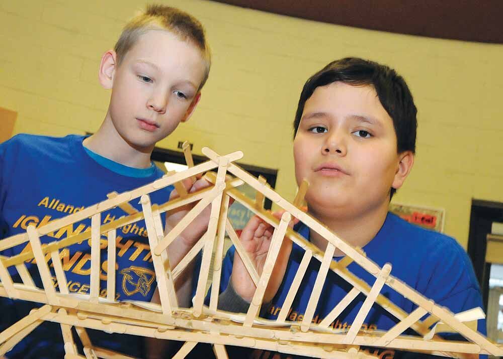 Barrie students headed bridge-building competition this weekend