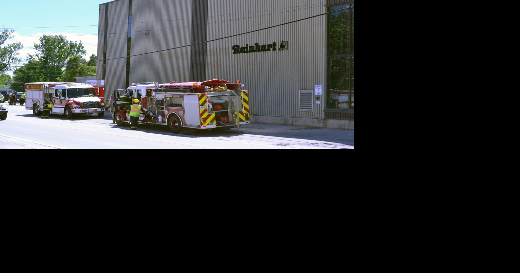 Clearview Fire Department responds to fire call at Reinhart plant in ...