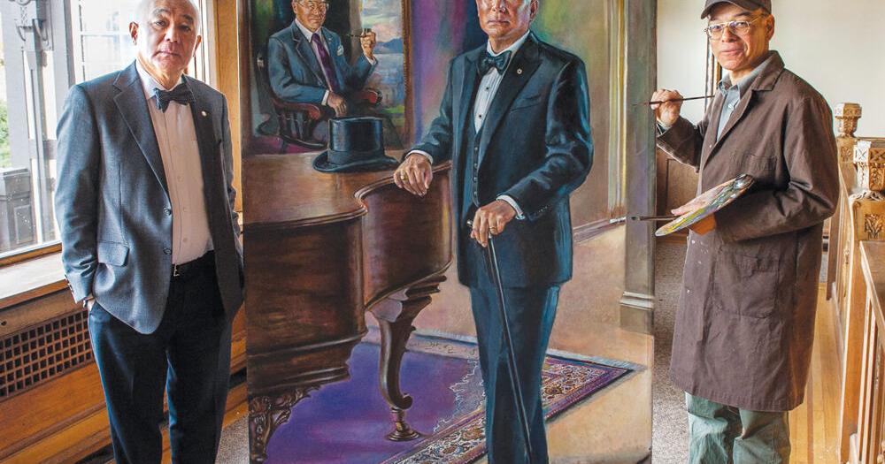 Barrie artist Leeper Canada’s go-to portrait painter
