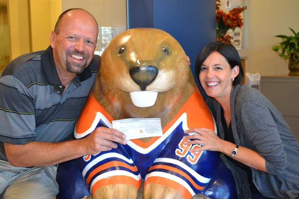 Fischer's beaver wins the race in Barrie