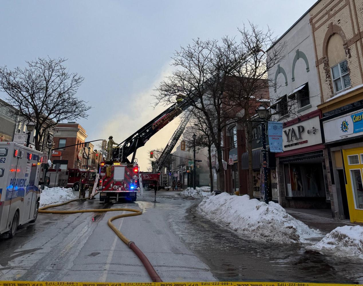 ‘Major structure fire’ in downtown Orillia