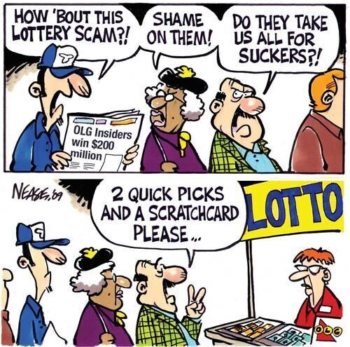 Cartoon NEASE - Lotto Scandal