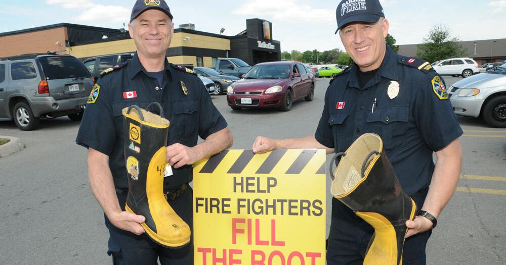 Firefighter boot drive kicks off in Barrie
