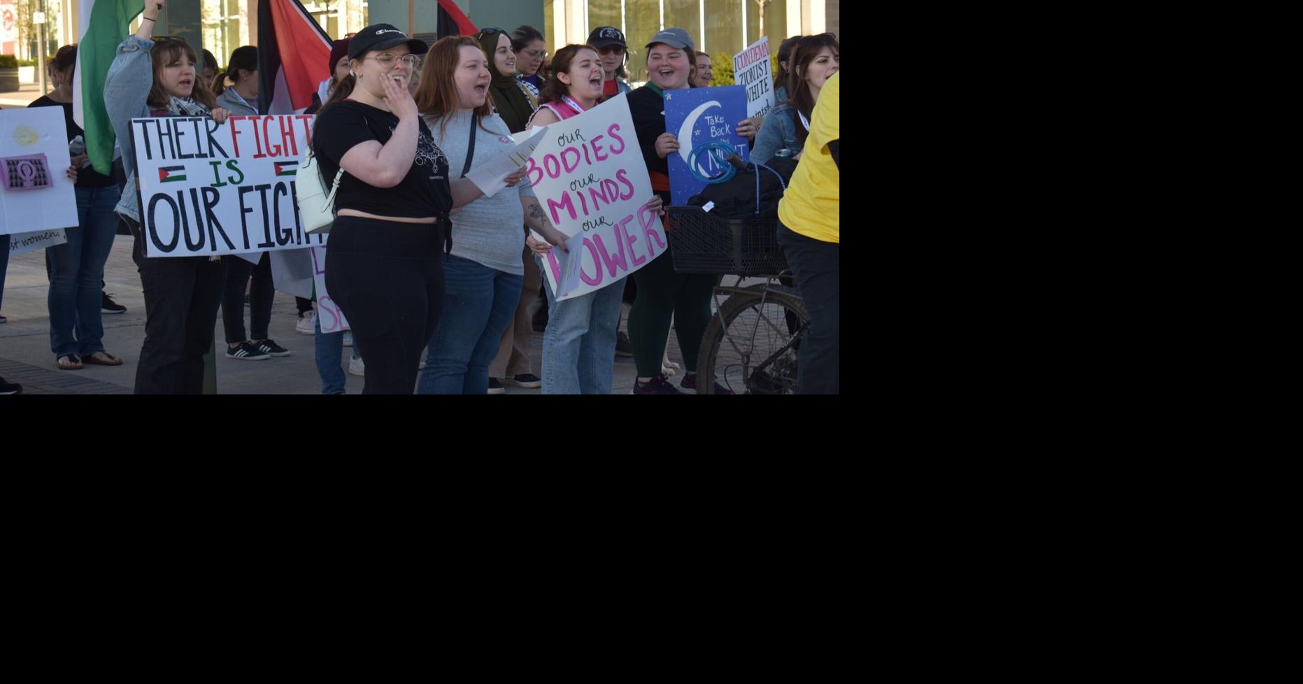 Women march through downtown Barrie to Take Back the Night
